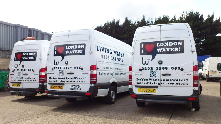 Living Water Van Graphics Fleet, Wimbledon | Ruislip Signs and Graphics