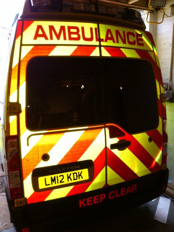 Ambulance Livery at London Park Royal | Ruislip Signs and Graphics